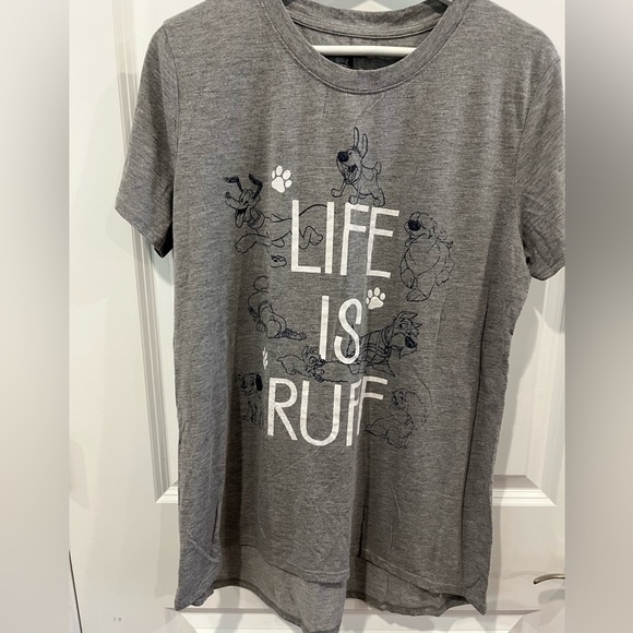 Disney | Tops | Disney Life Is Ruff Dogs T Shirt | Poshmark